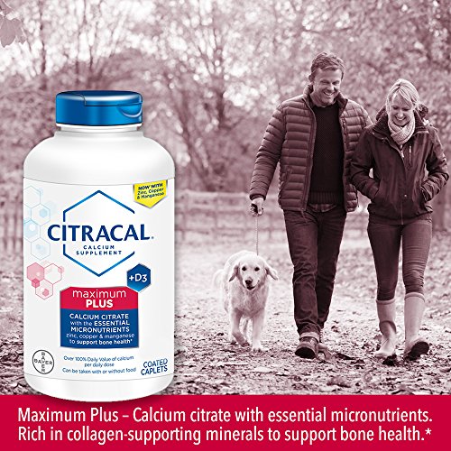 Citracal Maximum Plus, Highly Soluble, Easily Digested, 650 mg Calcium ...