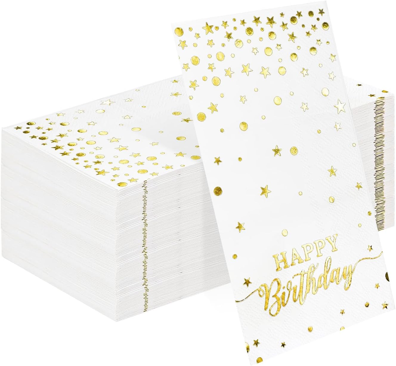 Amazon.com: HEIPINIUYE 50 Pieces 3-ply Happy Birthday Napkins ...