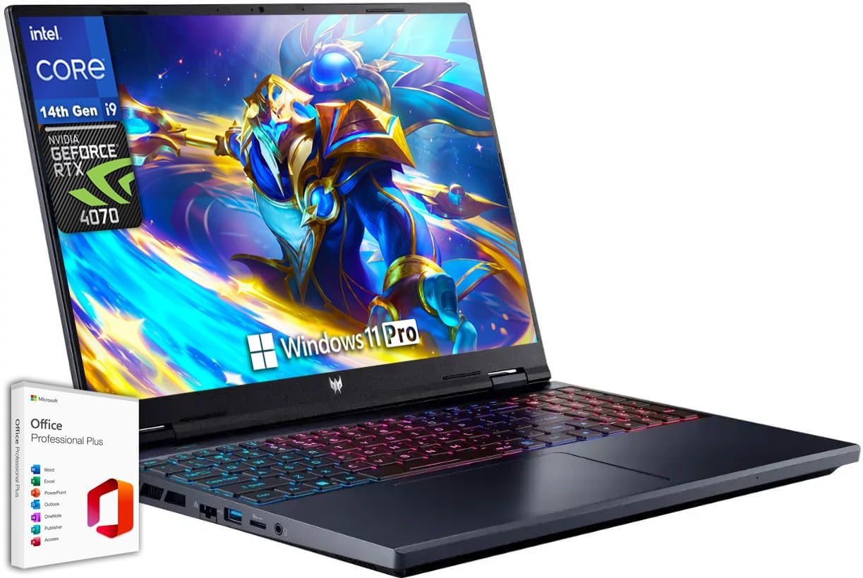 Amazon.com: acer Predator Helios Neo 16 Gaming Laptop, 14th Gen Intel ...