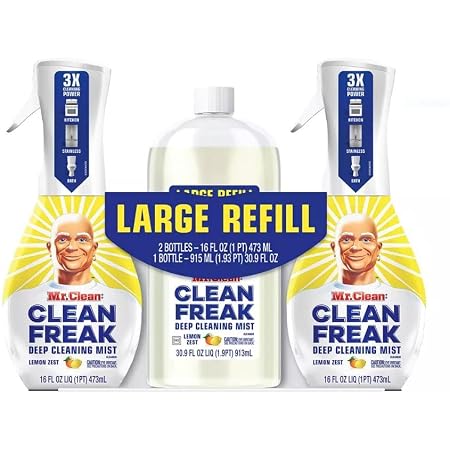 Amazon.com: Mr. Clean Clean Freak Deep Cleaning Mist Cleaner, Lemon ...