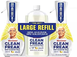 Amazon.com: Mr. Clean Clean Freak Deep Cleaning Mist Cleaner, Lemon ...