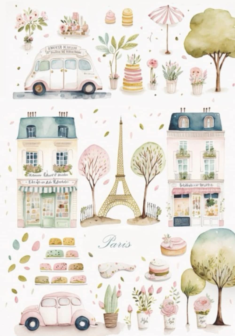 Travel Planner and Journal Paris: Travel Notebook, Checklists ...
