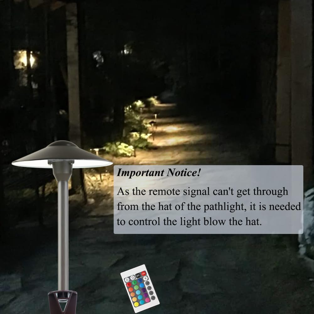 Snapklik.com : Low Voltage Color Changing Pathway Lights, Replaceable ...