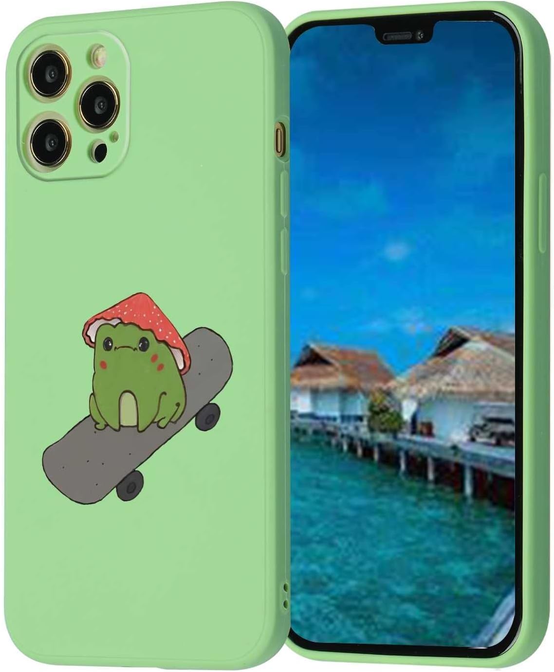 Amazon.com: funna tigode Compatible with iPhone 13 Pro Max Frog Case ...