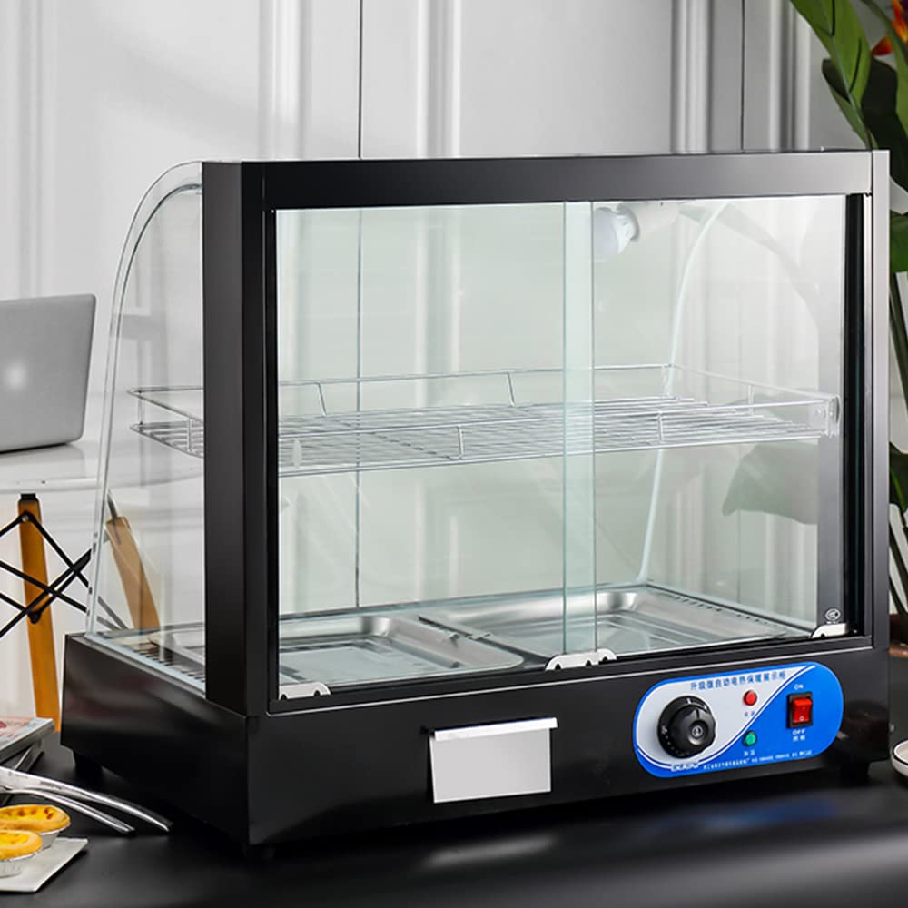 Amazon.com: MNSSRN Heating Constant Temperature Food Display Cabinet ...