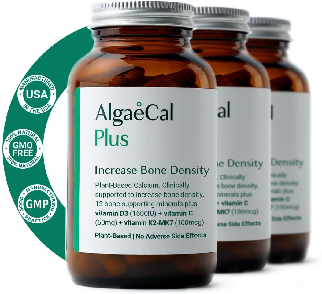 Amazon.com: ALGAECAL Plus - Organic Red Algae Calcium Supplement ...