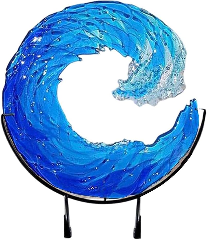 Amazon.com: Brteyes Ocean Fusion Sculpture, Creative Gift, Resin ...
