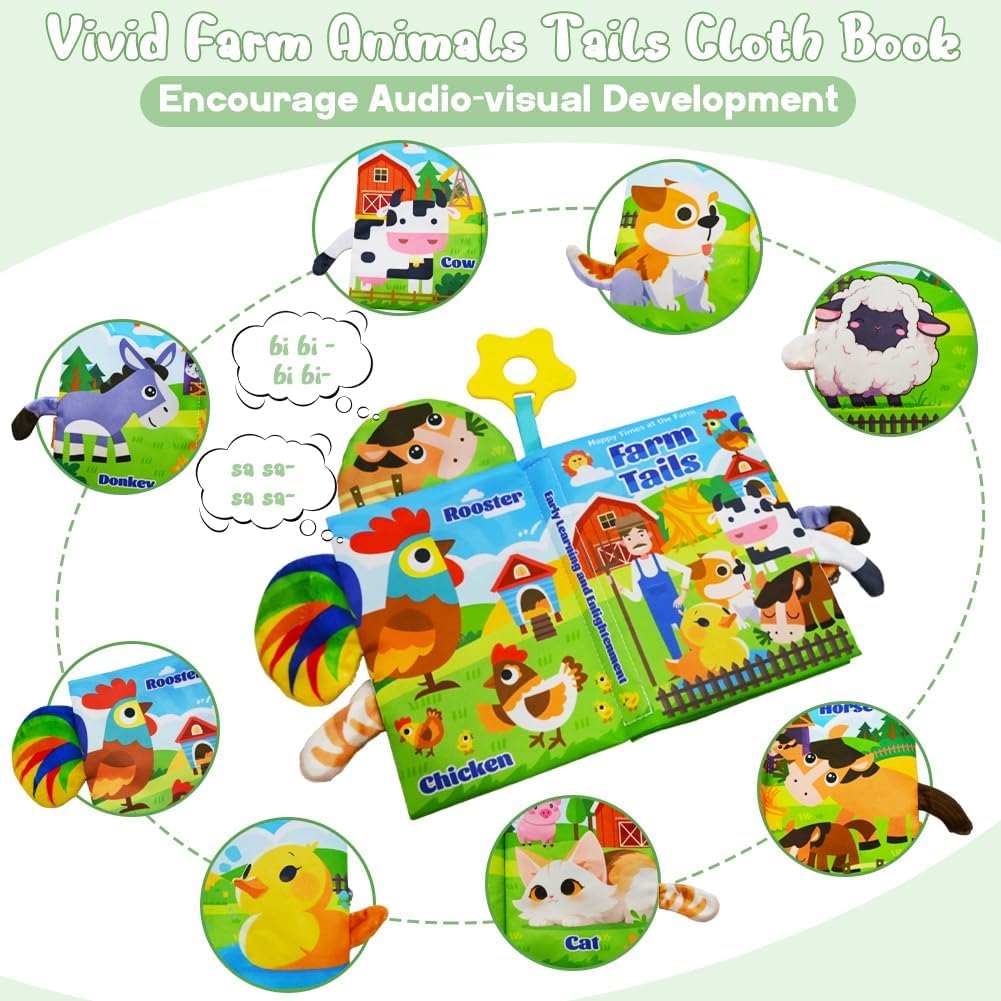 Snapklik.com : Kimicare Big Musical Red Barn Toy Farm Animal Finger ...
