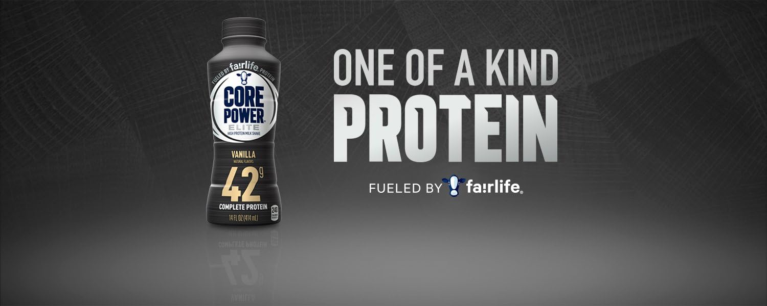 Amazon.com : Core Power Fairlife Elite 42g High Protein Milk Shake ...