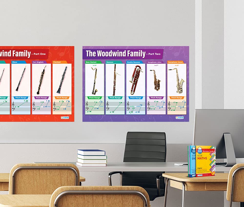 The Orchestra Posters - Set of 6 | Music Posters | Laminated Gloss ...