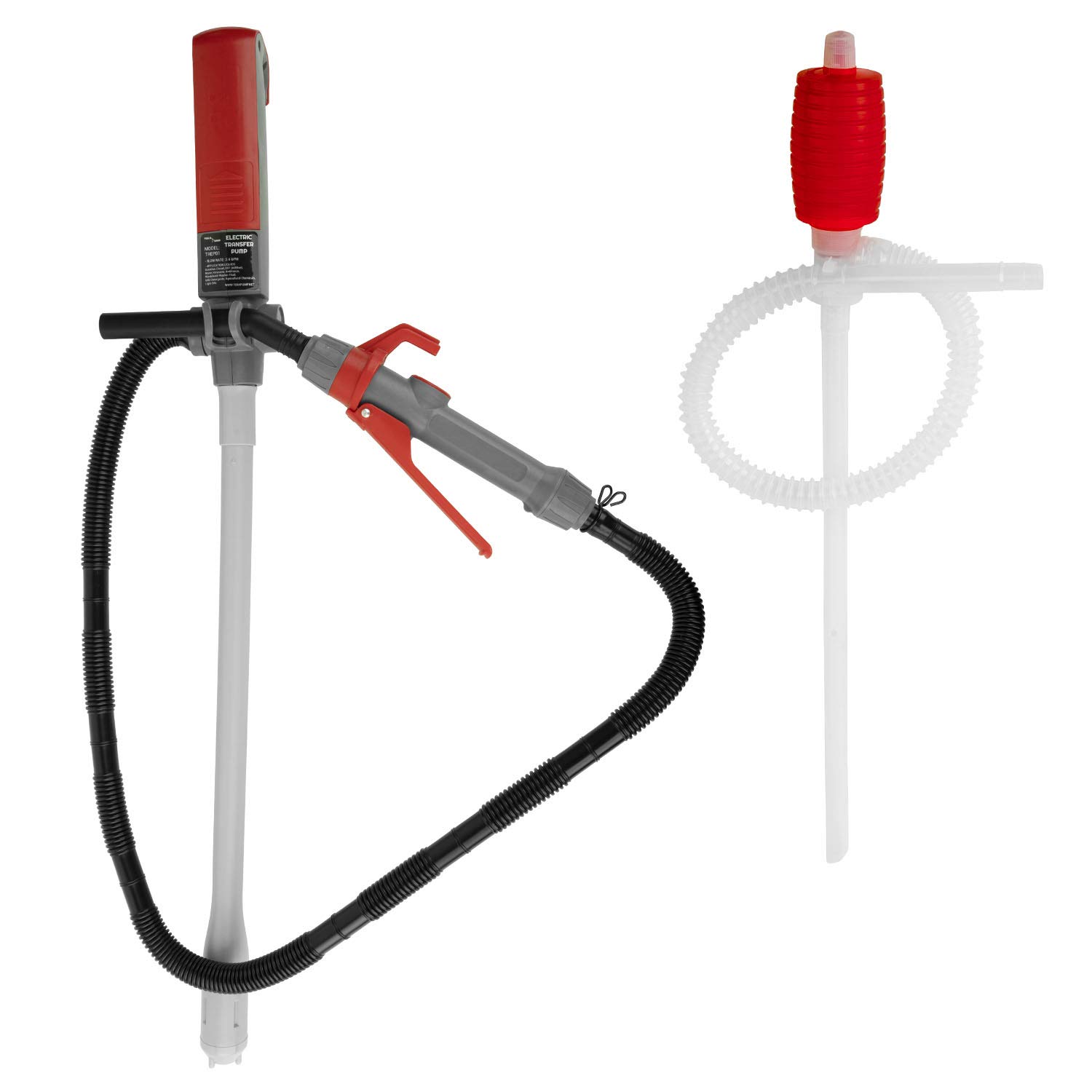 Buy Bundle Set of (1) TREP01 Battery Operated Hand Fuel Pump with Flow ...