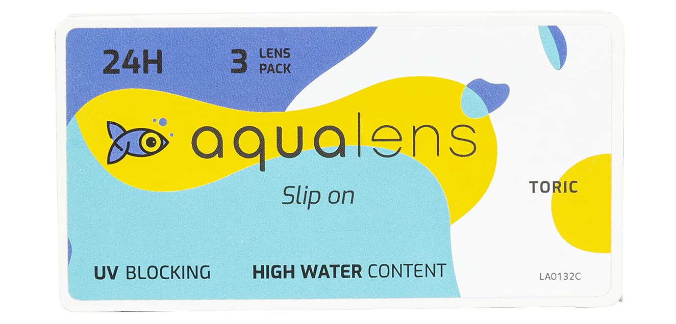 Aqualens 24h Monthly Disposable Soft Toric Contact Lenses For Astigmatism | Desertcart Antigua ...