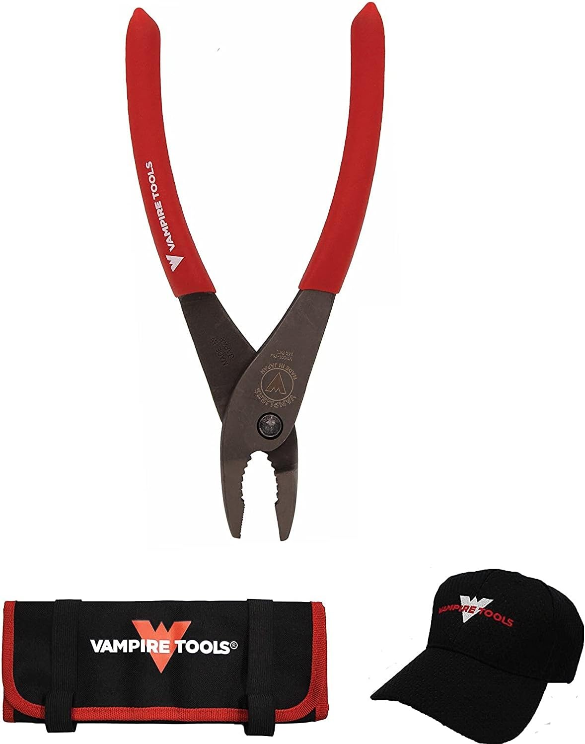 Amazon.com: VAMPLIERS: 7" Slip Joint Screw Extraction Pliers + Tool ...
