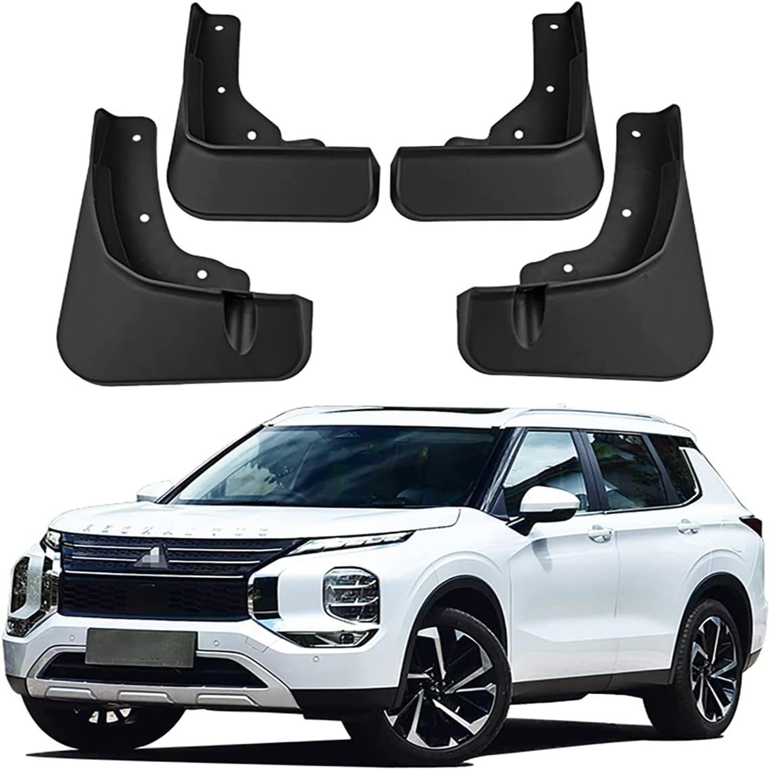 Set of 4PCS Car Mud Flaps Kit Mudguard Fender Replacement for M ...