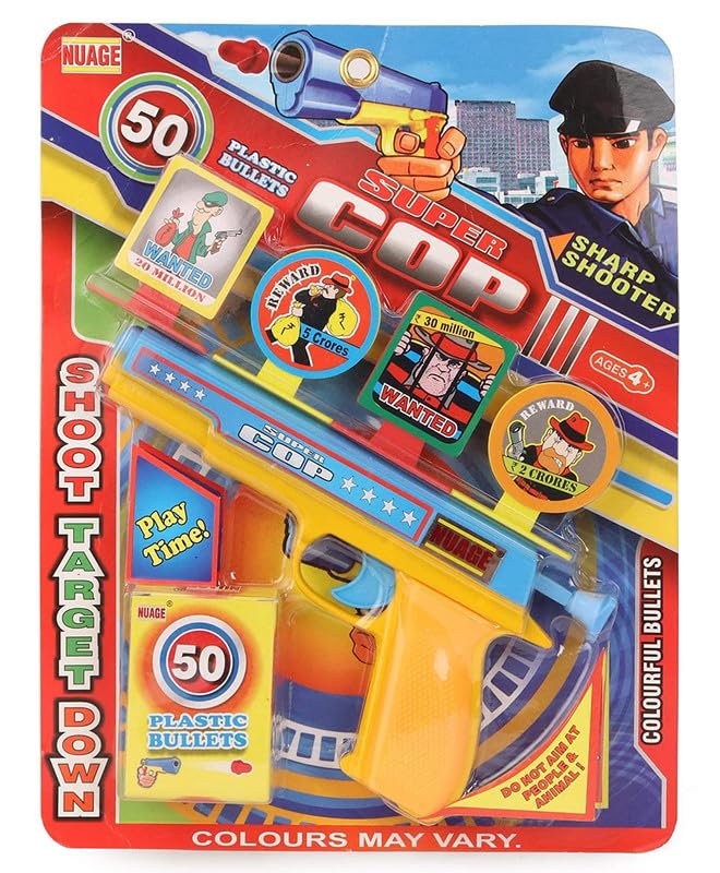 MGC Ratna's Super Cop Police Officer Pretend Role Play Kit Set with Gun ...