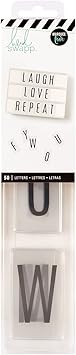 Amazon.com: Heidi Swapp Light Box Alphabet Inserts by American Crafts ...