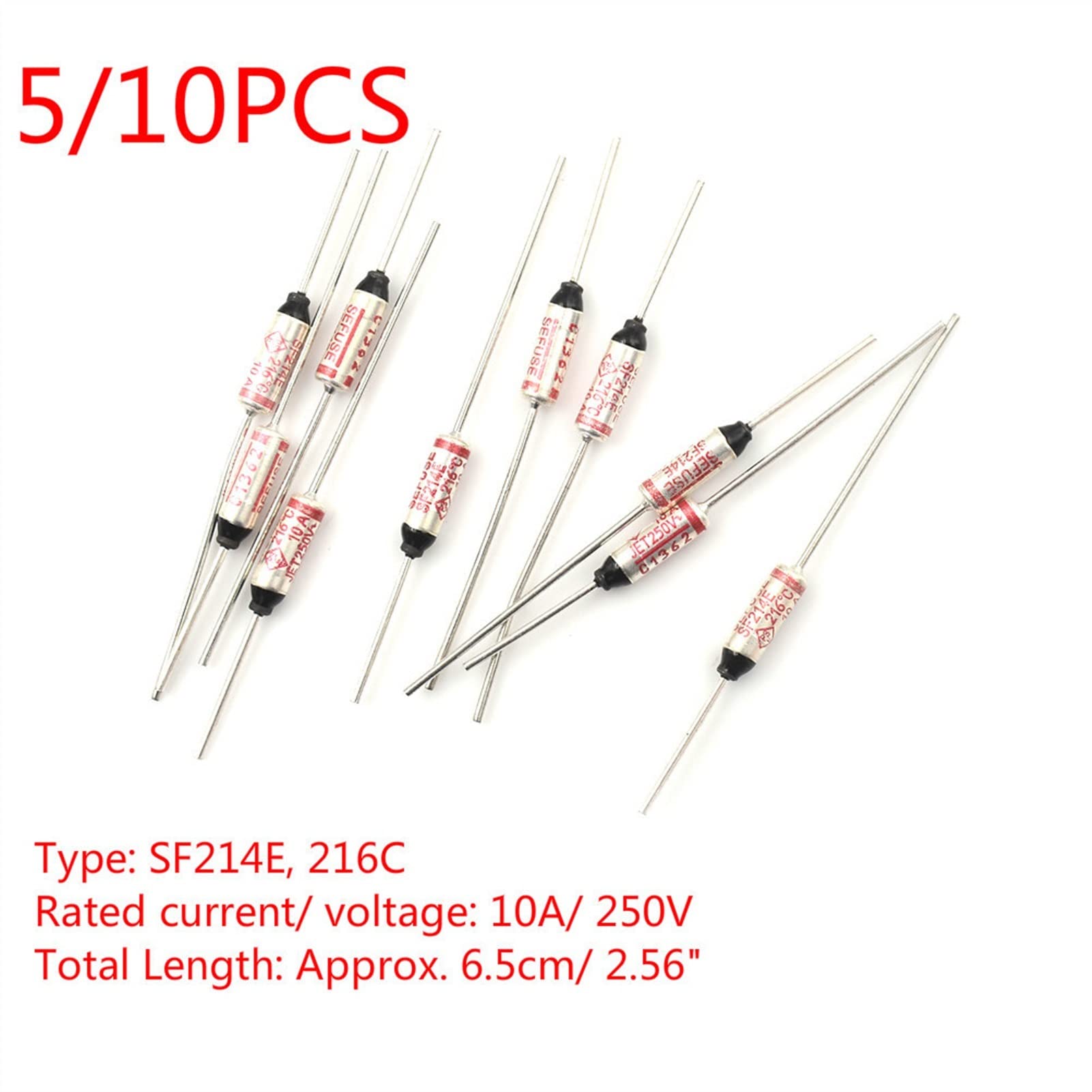 Tagli Fusibile Termico 10a Fusible Térmico Sf214e 10 Amperios 216 C ...