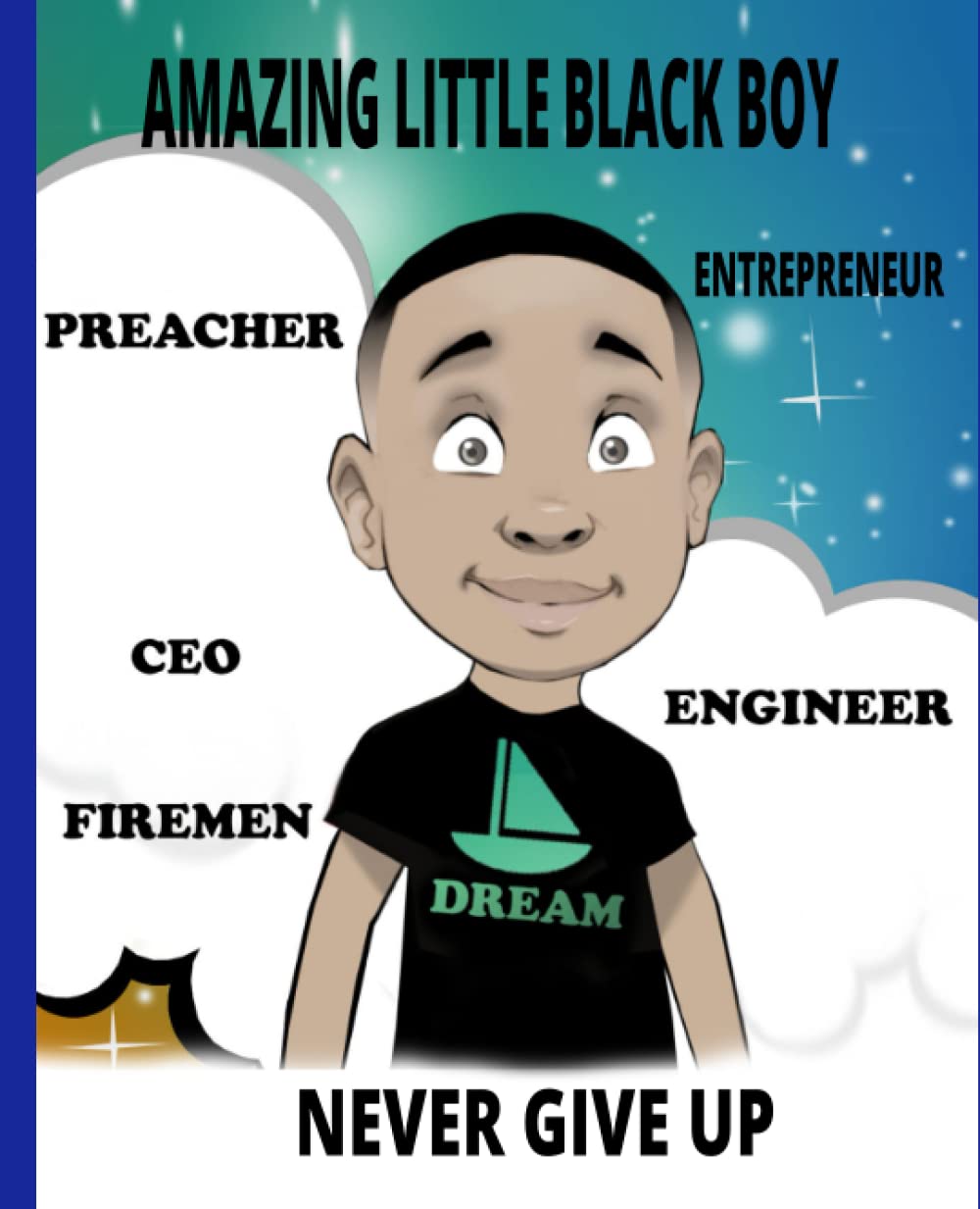 Amazon.com: Amazing Little Black Boy, Never Give Up Journal!: A journal ...