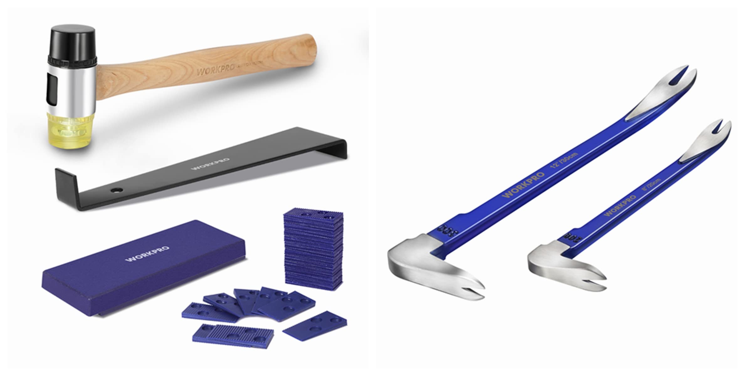 WORKPRO Laminate Wood Flooring Installation Kit with 2-Piece Nail ...