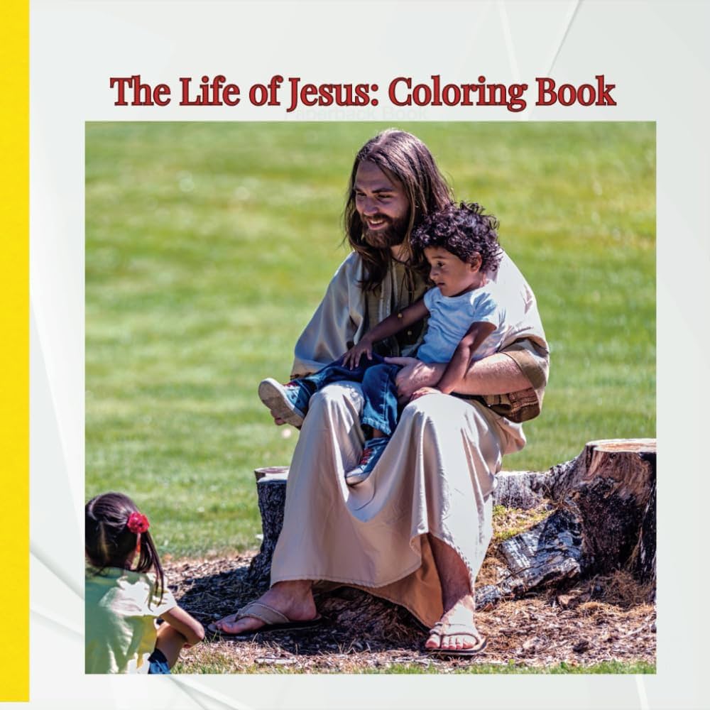 jesus christ and children coloring pages