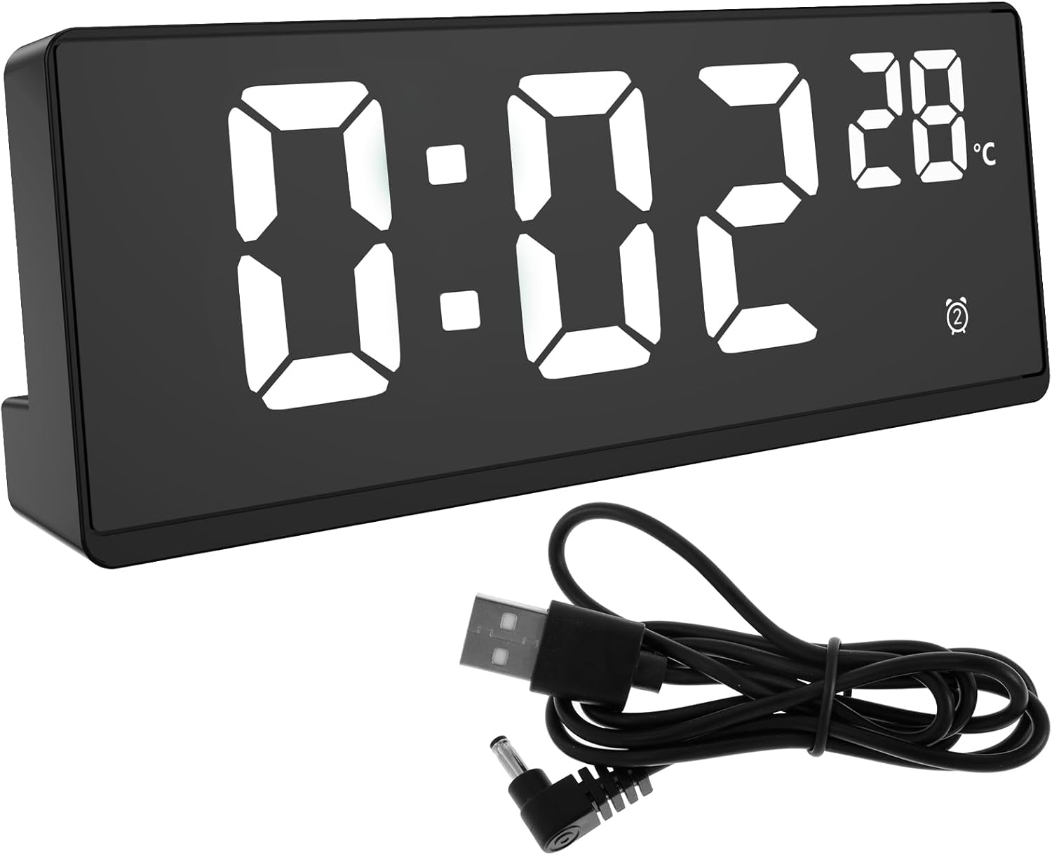 Amazon.com: KHZSPP Digital Projection Alarm Clocks with 7-inch Large ...