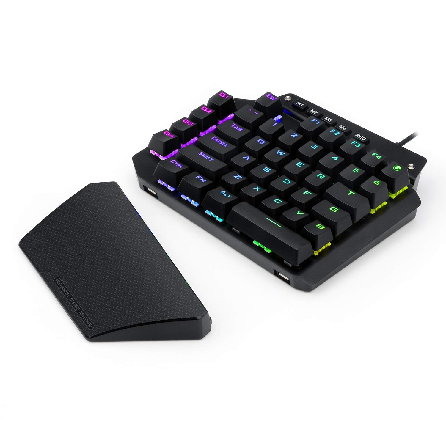 E-YOOSO K-700 RGB One Handed Mechanical Gaming Keyboard 44 Key Layout ...