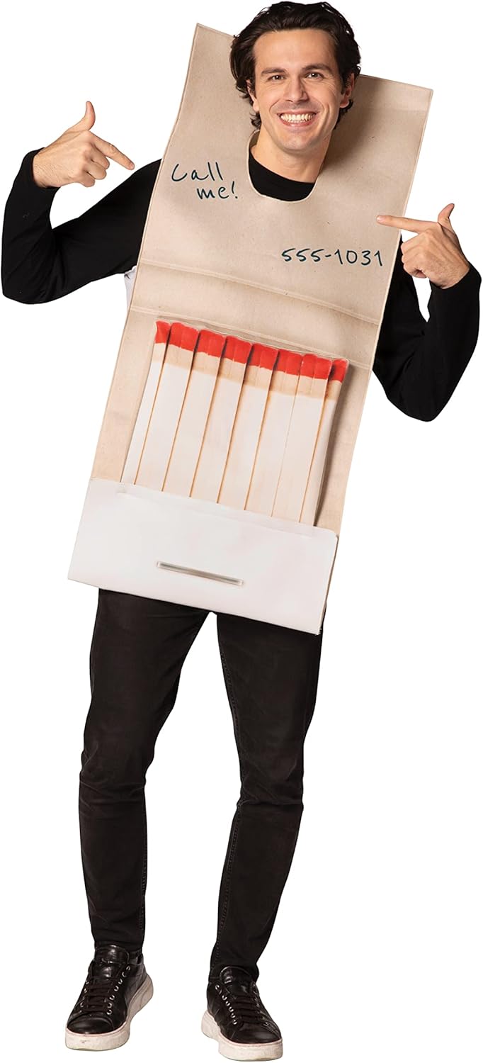 Amazon.com: Rasta Imposta Book of Matches Costume Light Flame Fire ...