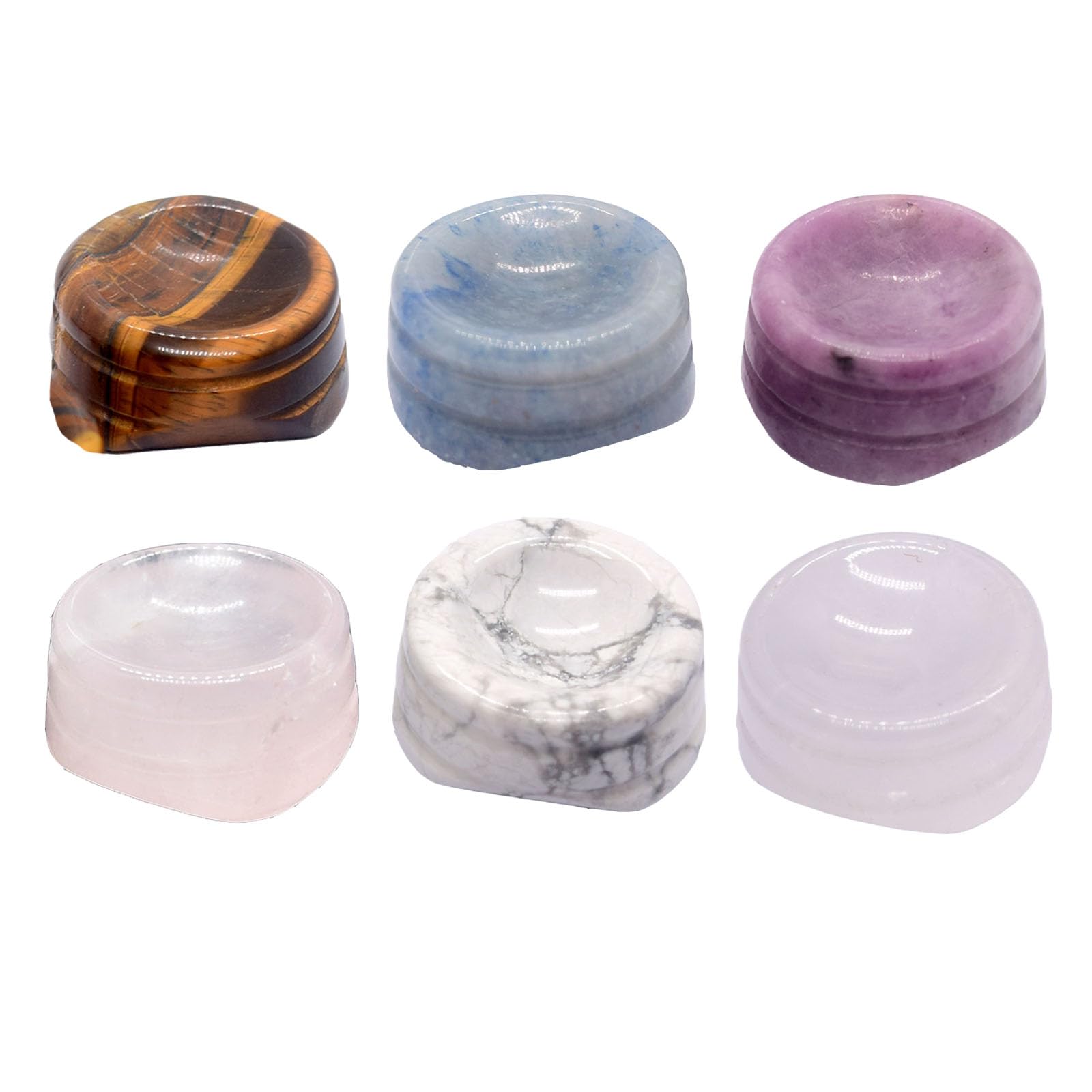 Amazon.com: ZHU YU CHUN 6PCS Small And Exquisite Mini Crystal Base ...