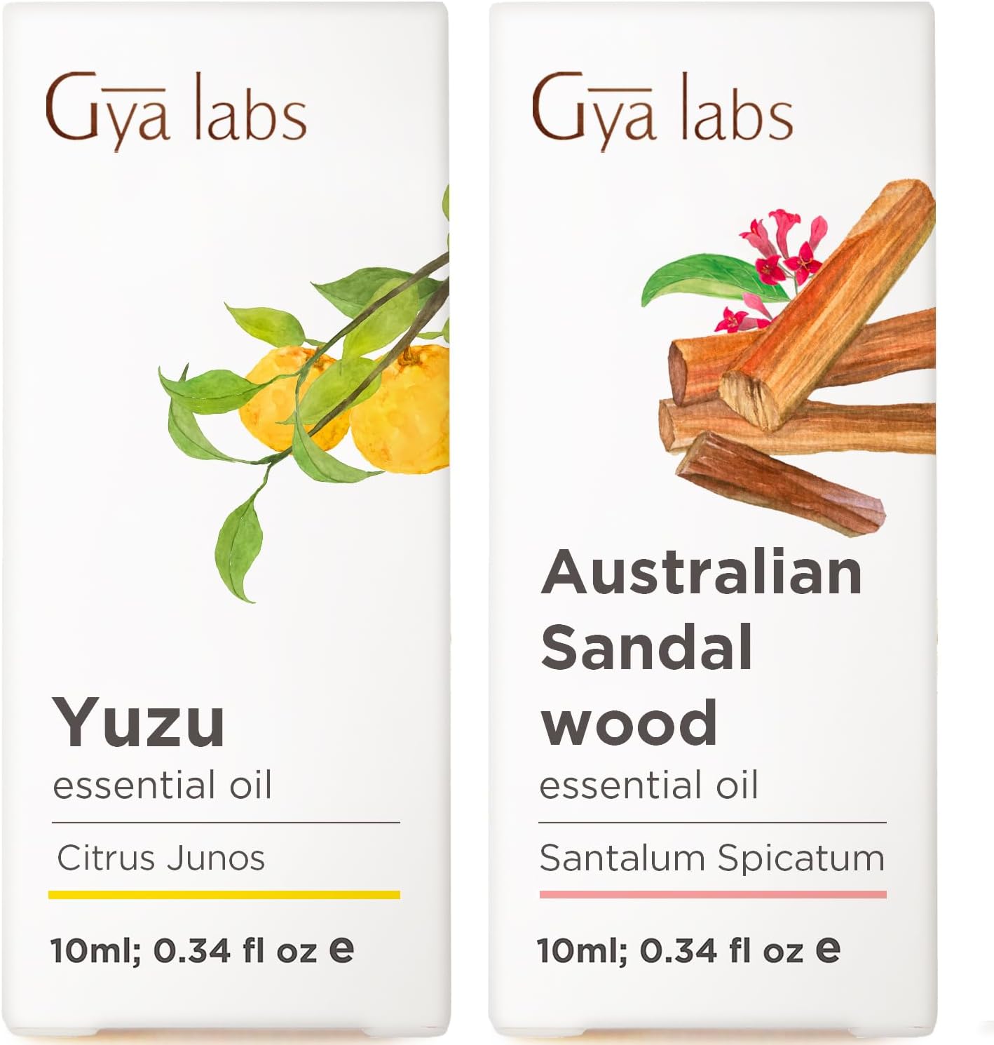 Amazon.com: Yuzu Essential Oil for Diffuser & Australian Sandalwood ...
