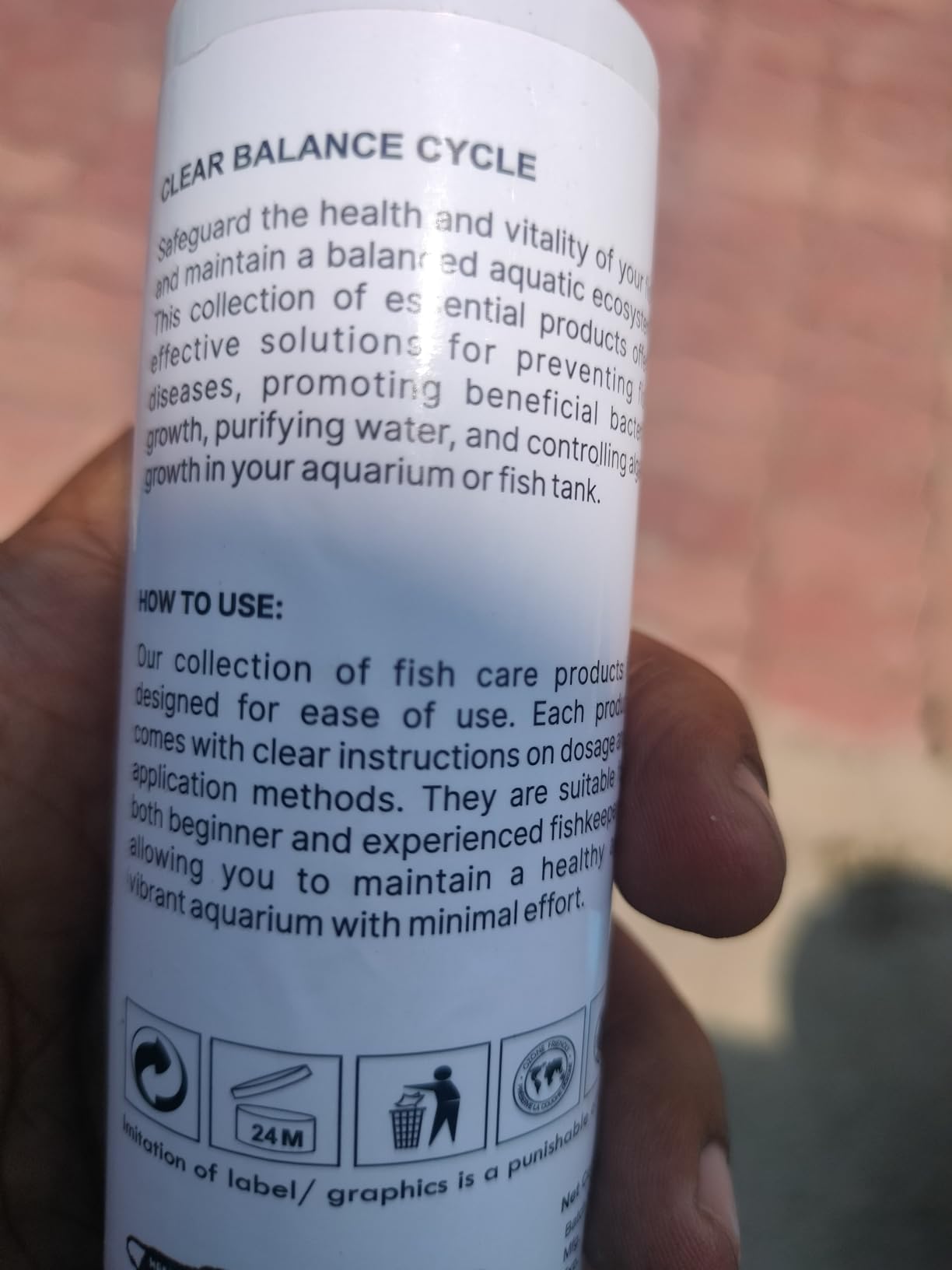 HK Pramukh Automatic Fish Tank Cleaner Liquid Cloudy Water Remover for ...