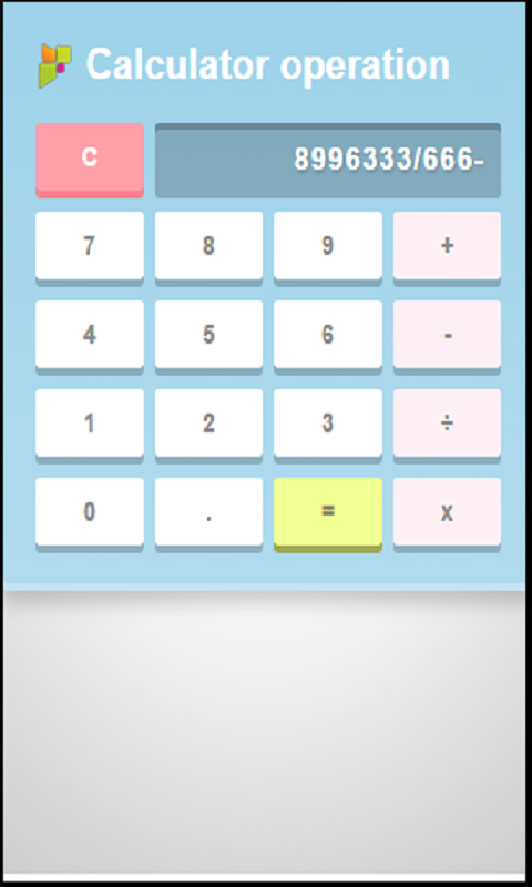 calculation in operation - App on Amazon Appstore