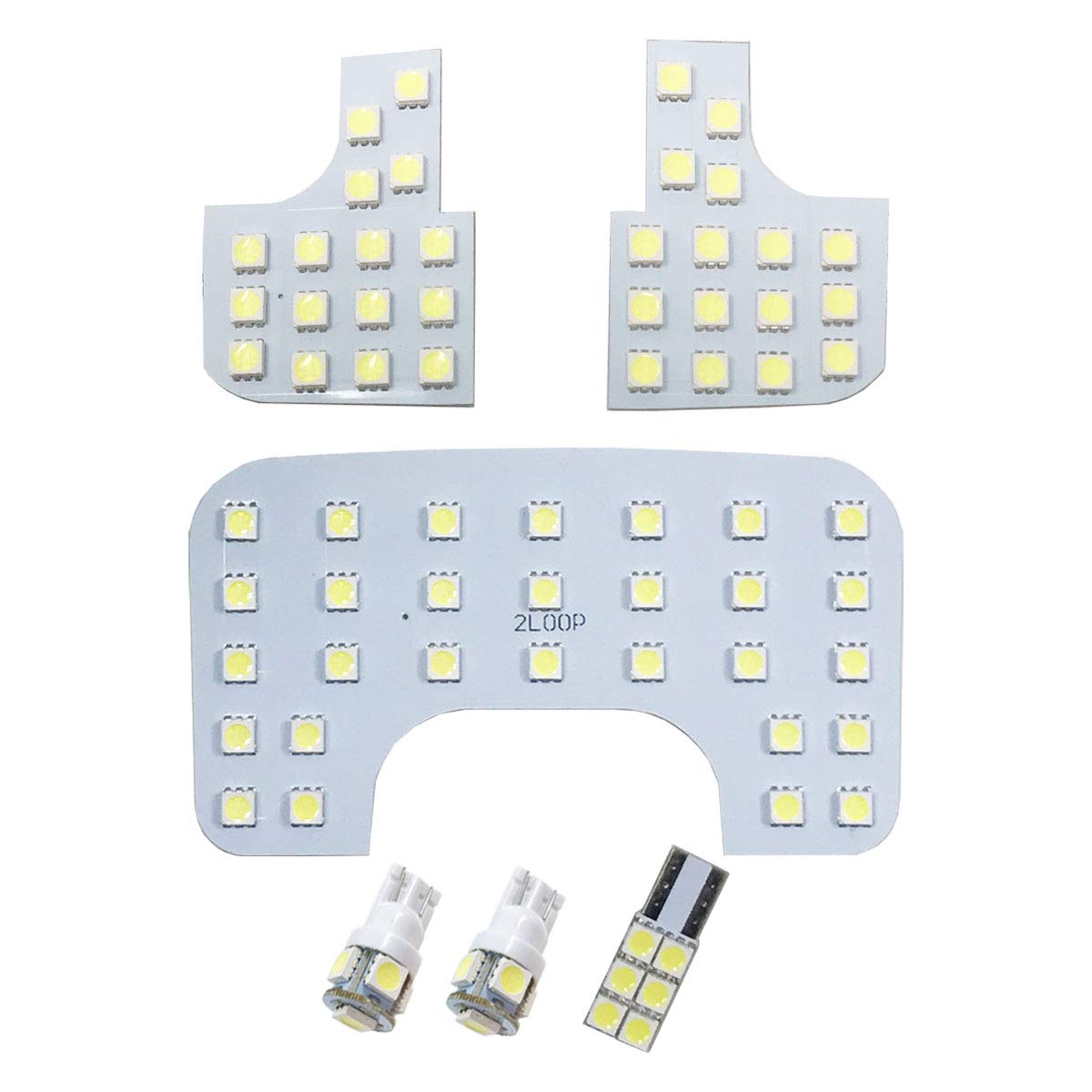 Amazon | 2LOOP(ツーループ) 3チップSMD6点 ムーブ ムーブカスタム LA150S LA160S系 LEDルームランプ -純白光 | ルームランプ | 車＆バイク