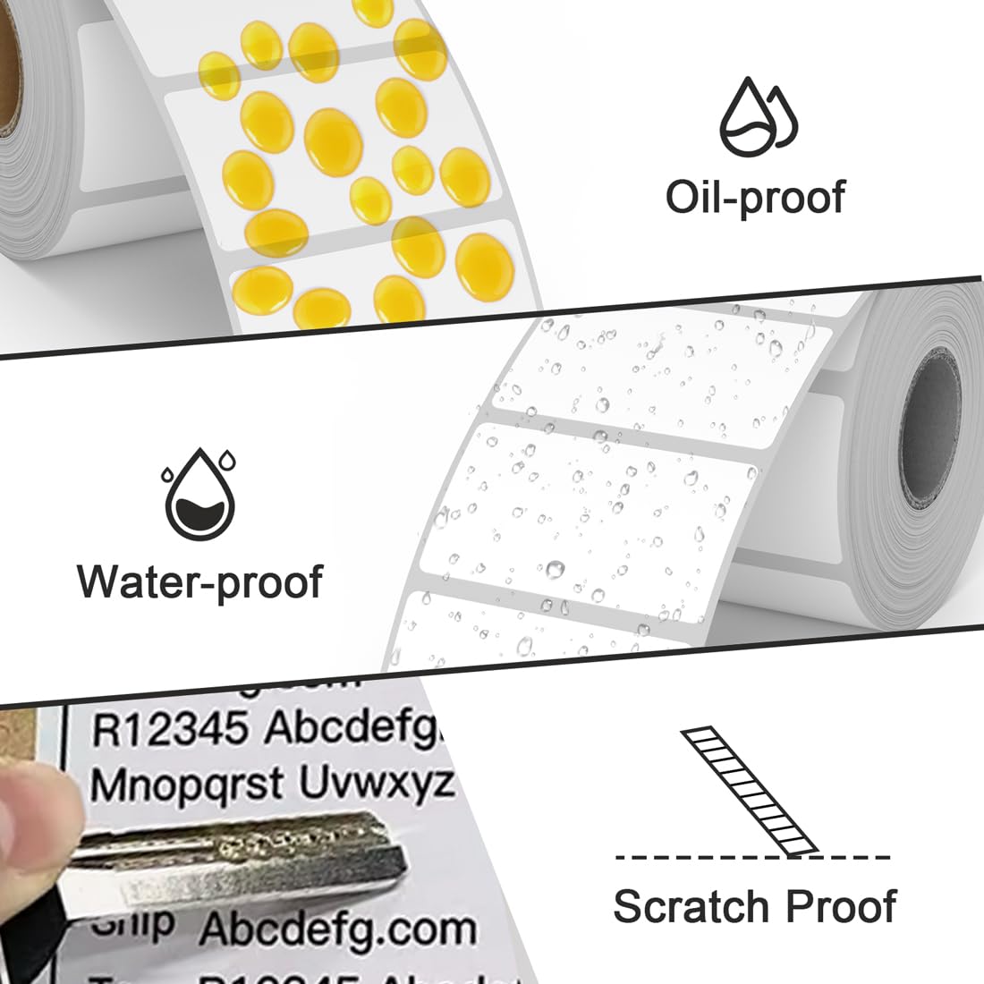 Snapklik.com : 2.25 X 1.25 Thermal Labels, Printable Blank Label ...