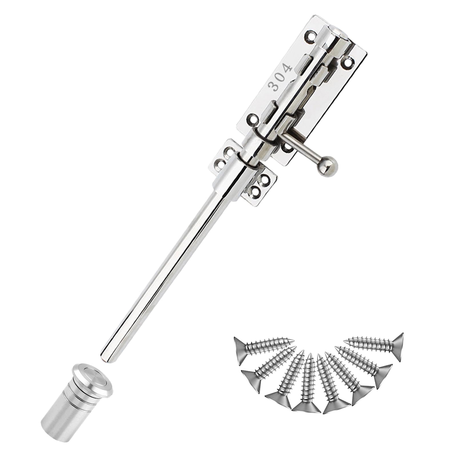 Amazon.com: Slide Bolt Gate Latch Solid Gate Lock Heavy Duty 304 ...