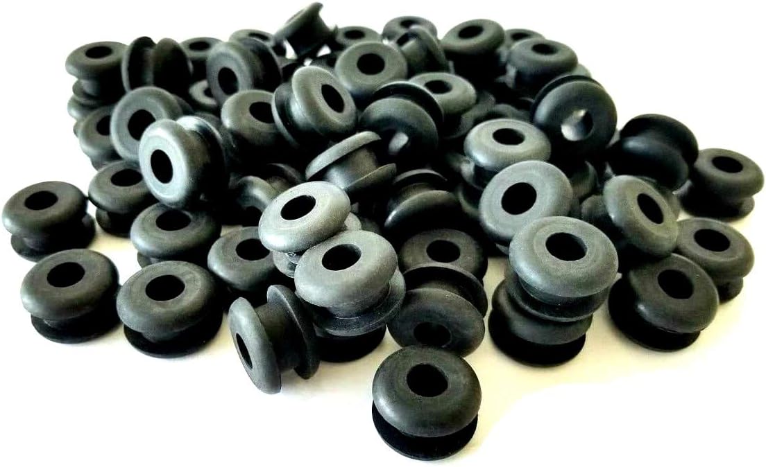 Amazon.com: Pack of 25 Rubber Grommets: 1/4" Inside Diameter - 3/16 ...