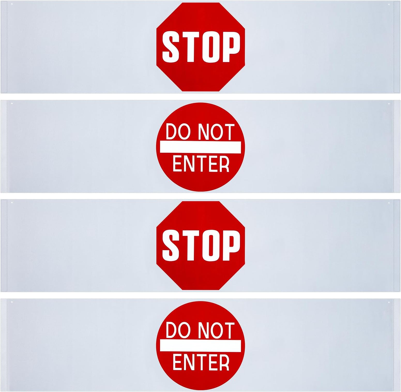 Amazon.com : Peryiter 2 Pieces Door Guard Safety Banner 50 x 12 Inch ...