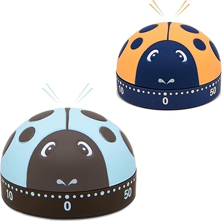 Amazon.com: Ladybug Cooking Timer, Mechanical Clockwork 60-Minute Timer ...
