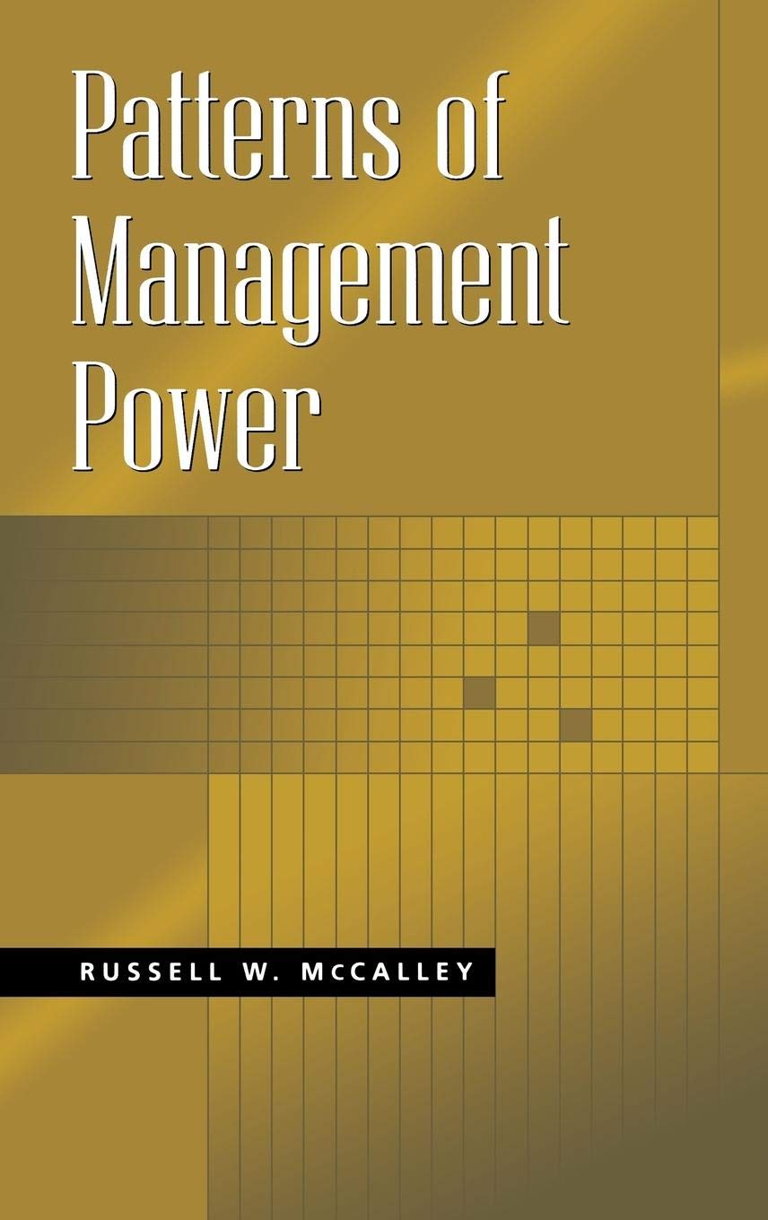 Patterns of Management Power: McCalley, Russell: 9781567205077: Amazon ...