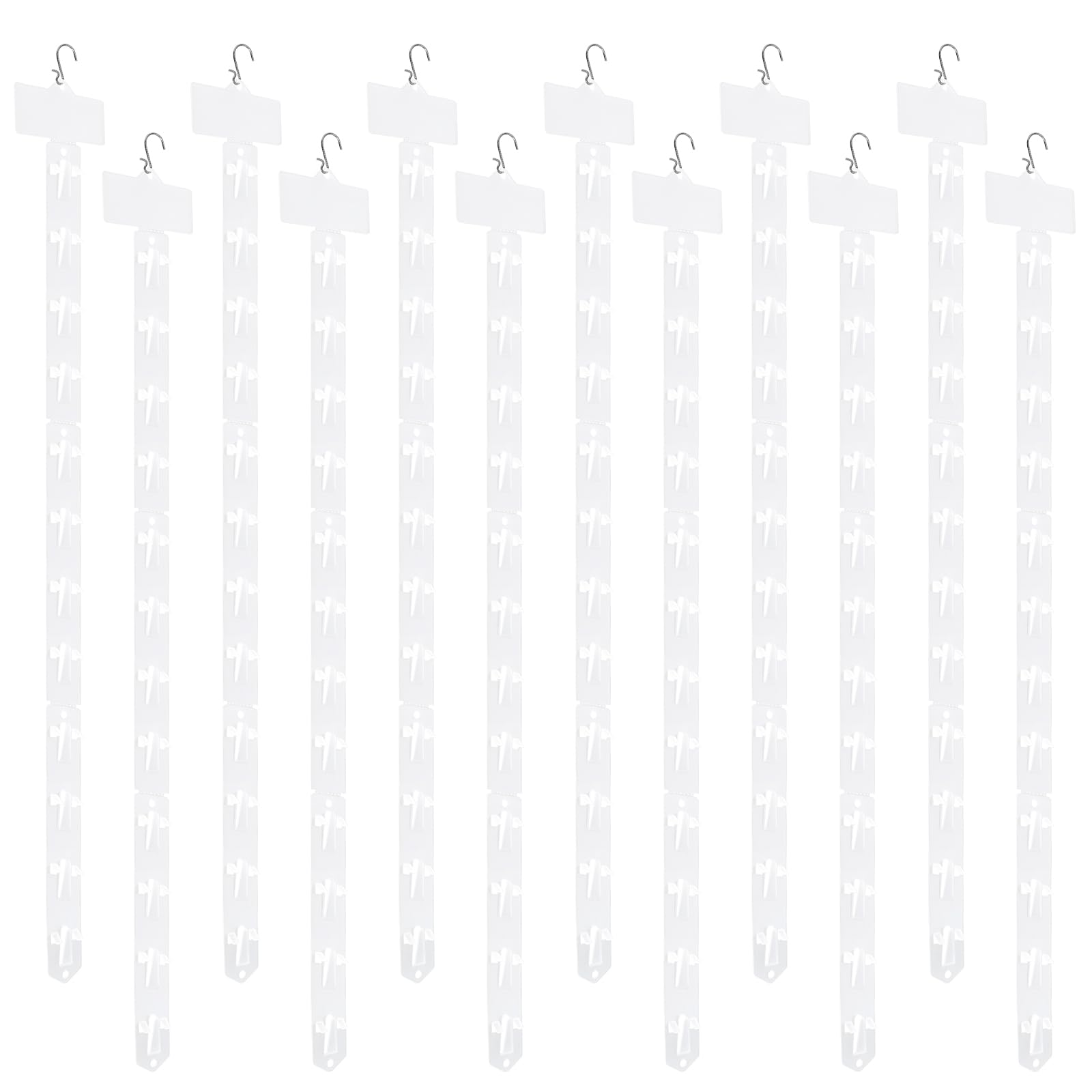 Wall Mounted Clip Strips Healeved 100pcs Wall Buckle Integrated Wall