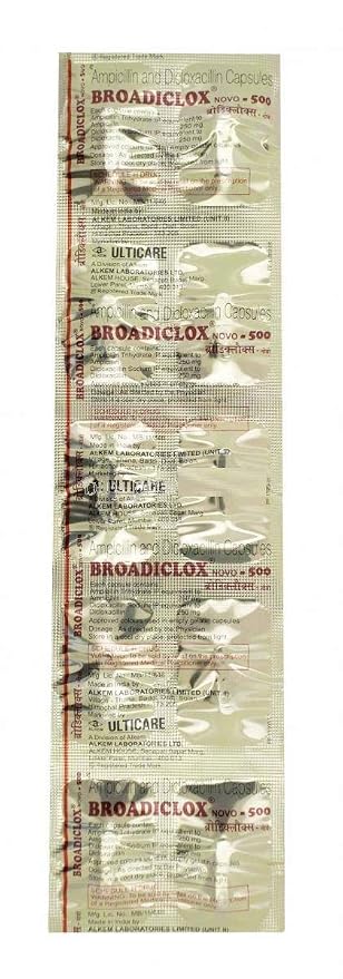 Broadiclox Novo-500 - Strip of 10 Capsules : Amazon.in: Health ...