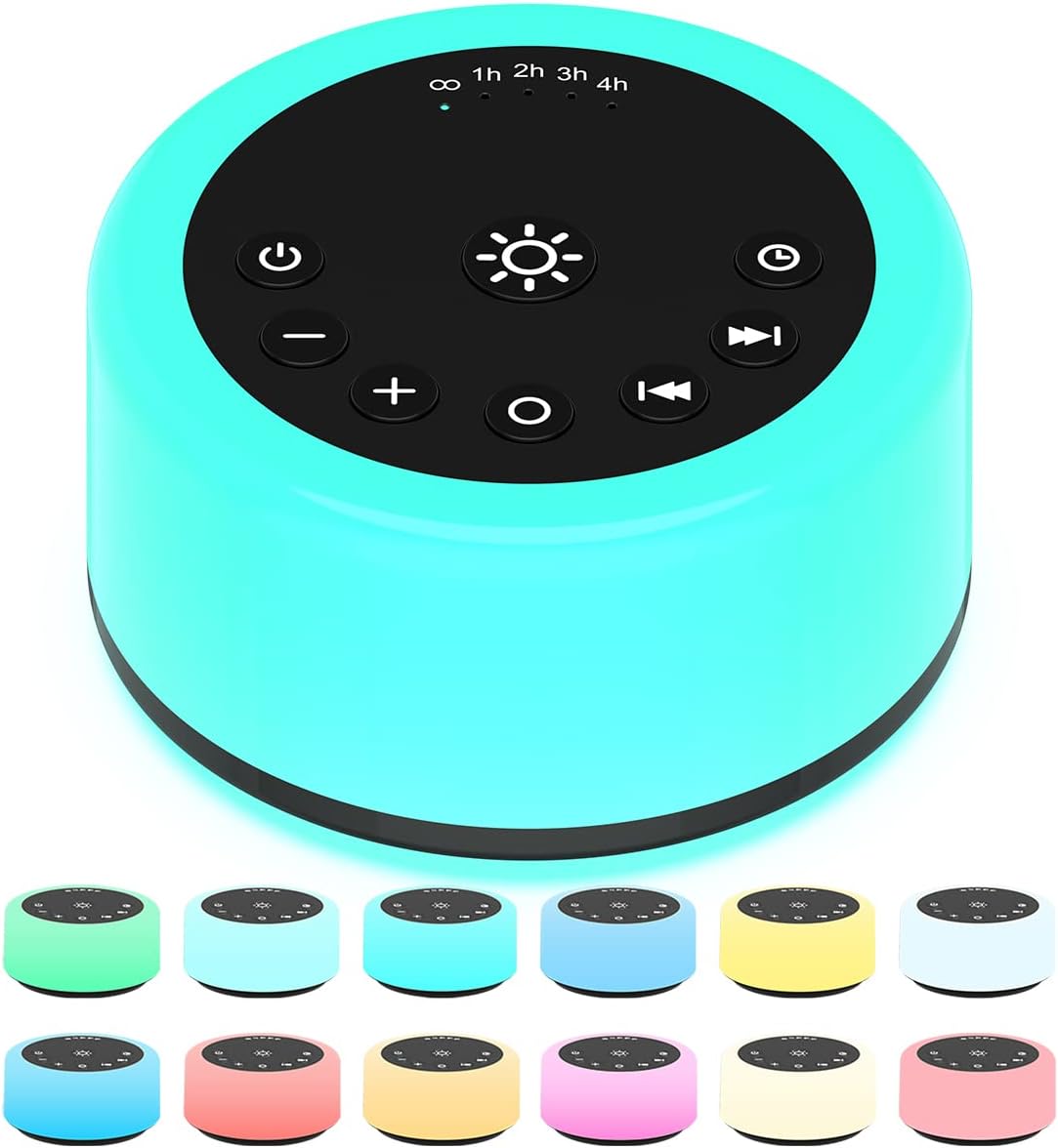 Amazon.com: Soother Sleep Sound Machine Night Light White Noise Machine ...