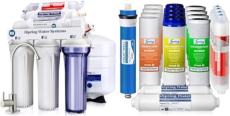 Amazon.com: iSpring RCC7AK 6-Stage Superb Taste High Capacity Under ...