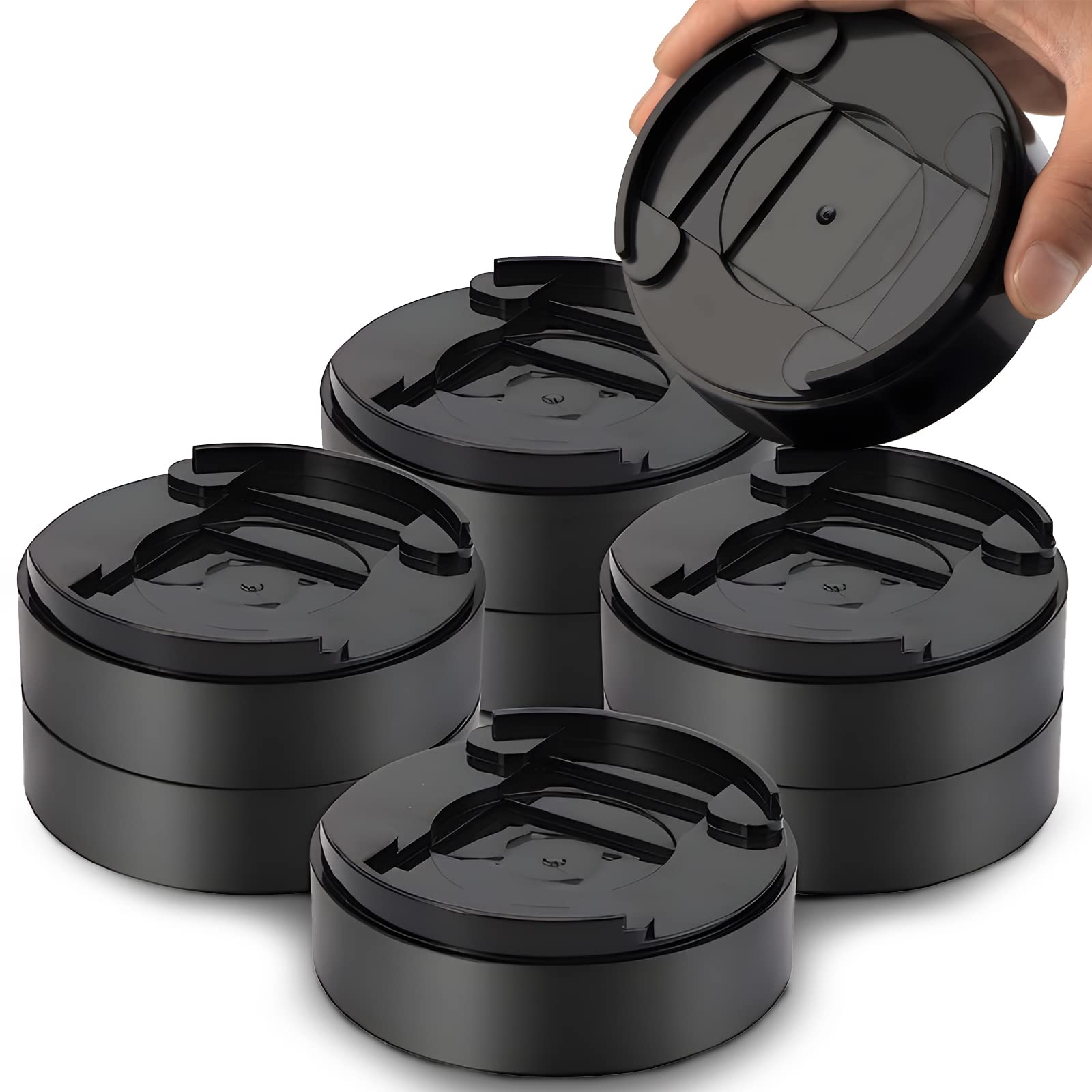 Amazon.com: NEZART Adjustable Bed Risers, 1 inch Furniture Risers ...