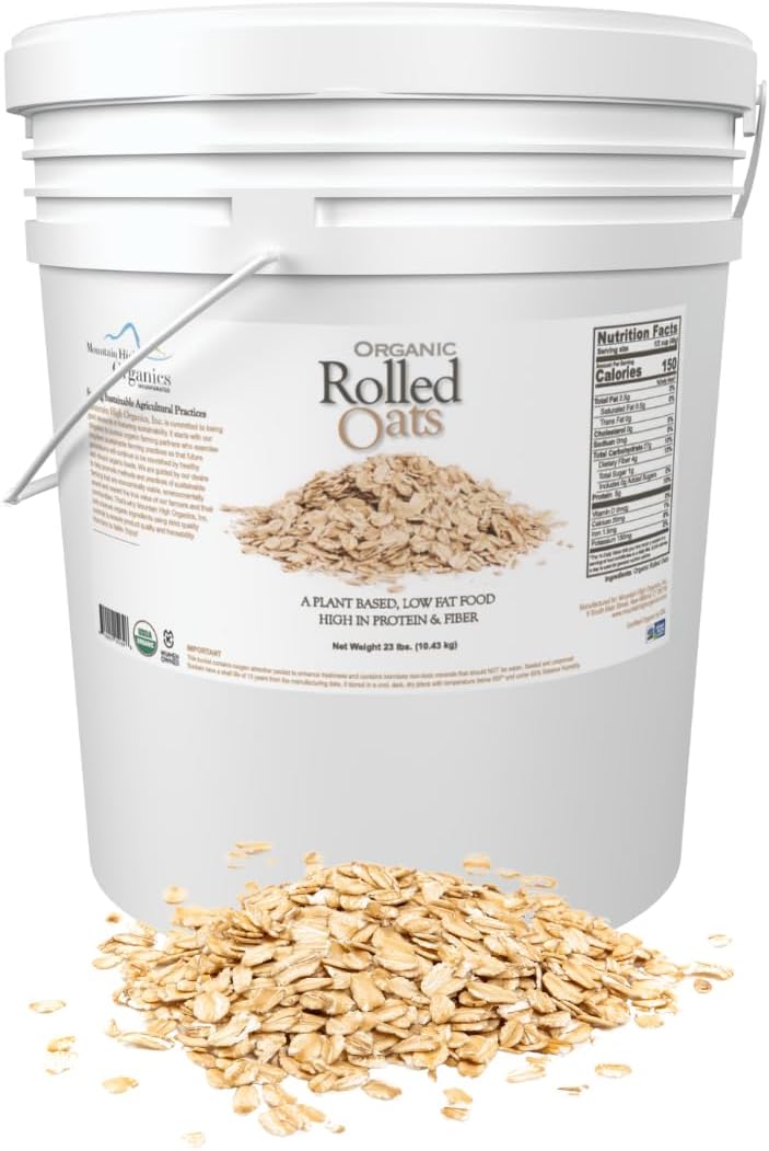 Amazon.com: Great River Organic Milling, Oatmeal, Regular Rolled Oats ...