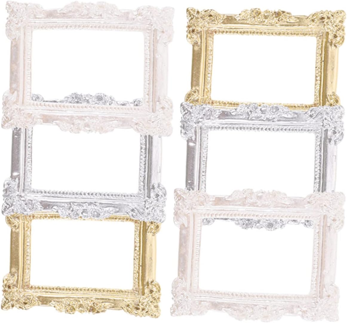 Amazon.com - ABOOFAN 6pcs Photo Frame Ornaments Photo Background Props ...