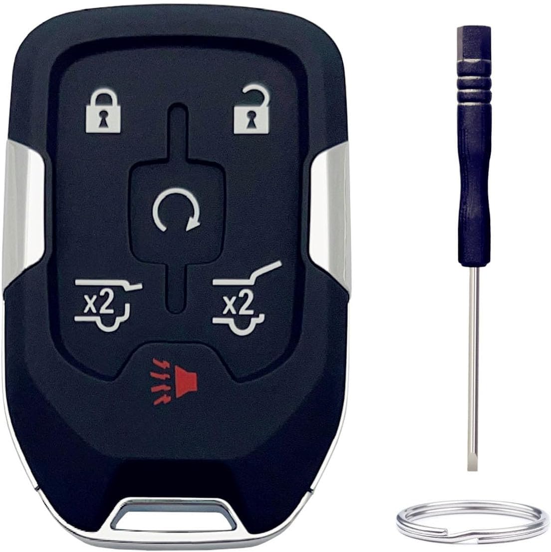 Amazon.com: Key Fob Shell Replacement for Chevy Suburban Tahoe GMC ...