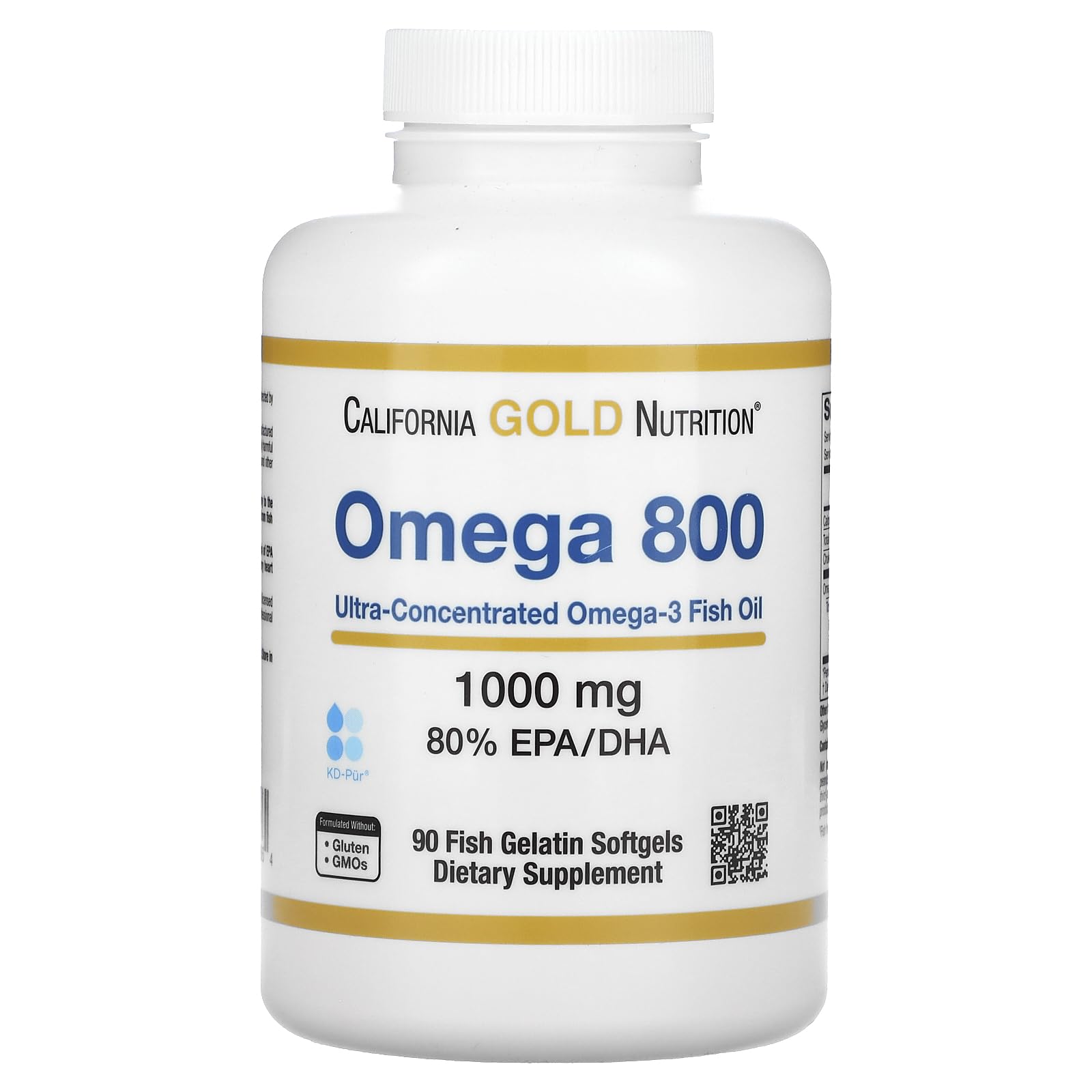 Buy Omega 800 ceutical Grade Fish Oil, 80% EPA/DHA, Triglyceride Form ...