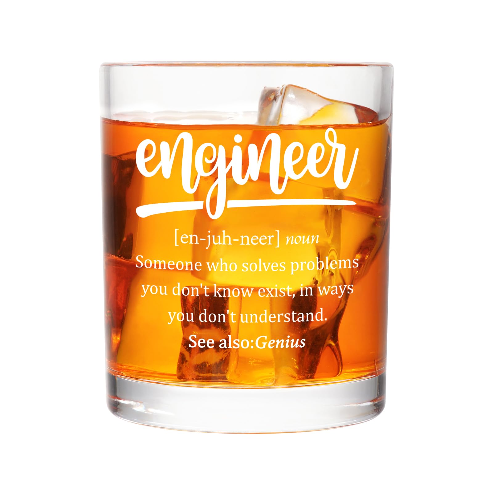 Amazon.com | Futtumy Engineer Gifts, 10 OZ Engineer Definition Whiskey ...
