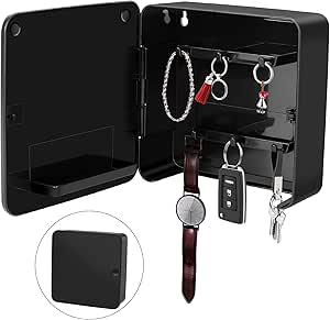 Amazon.com: Key Holder Plastic Key Cabinet for Wall, Magnetic Key Hook ...