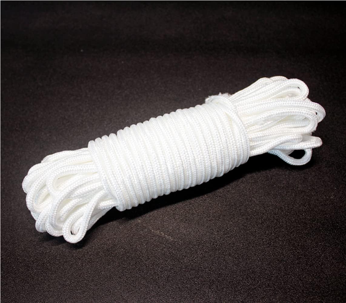 qixiang 30M White Nylon R ope 6MM Multi-functional Nylon R ope Cord ...